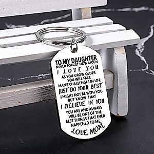 Inspirational Birthday Back to School Gifts Keychain for Women Teenage Girls Daughter Gifts from Mom Stocking Stuffers for Teens Her Adult Women Christmas Birthday Coming of Age Gradation Wedding Gift
