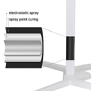 MObyat Lectern Podium Stand,Lectern Podium Stand,Mobile Lecture Podium Stand, Height and Angle Adjustable, Portable Presentation Concert Podium for Church and Classroom/White/Height 75/108cm