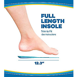 Dr. Scholl's Stimulating Step Insoles with Massaging Gel Plus Stimulating Nodes, Unisex 1 Pair