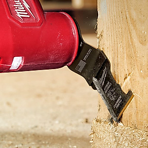 Milwaukee 1-3/8 in. Carbide Universal Fit Extreme Wood and Metal Cutting Multi-Tool Oscillating Blade (2-Pack)