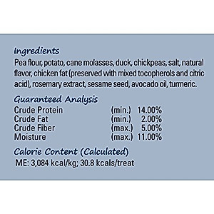 Canidae Pure Dog Treat Biscuits with Duck & Chickpeas, 11 oz, Grain Free