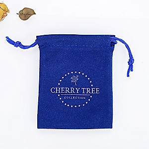 Cherry Tree Collection - Small, Medium, Large Sizes - Gemstone Beaded Bracelets For Women, Men, and Teens - 8mm Round Beads (Dogtooth Amethyst - Medium)