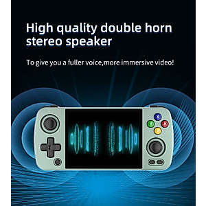 RG405M Retro Game Player Android 12 Handheld Game Console 4’’ IPS Touch Screen Resolution 640*480 Built-in Hall Joystick 128G TF Card with 3170+ Retro Games 64-bit Classic Game Console