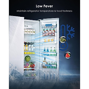 WR55X11132 Refrigerator LED Light and Cover Assembly Compatible with Ge Refrigerator, Replace WR55X26487 WR55X30603 WR55X30602 WR55X26486, 2 Pack