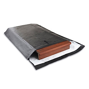 LAMINET Premium Heavy Duty Table Leaf Storage Bag water , scratch resistant. Extra Thick waterproof exterior heavy duty flannel backing. Store Your Table Leaves safely. Holds Leaves up to 26" wide.