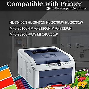 MitoColor 4 Pack DR-210CL Drum Unit Compatible for Brother DR210CL Replacement for HL-3040CN 3045CN 3070CW 3075CW MFC-9010CN 9120CN 9125CN 9320CN/CW 9325CW Printer (1BK+1C+1M+1Y)