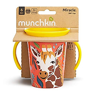Munchkin® Miracle® 360 Wildlove Trainer Cup, 6 Oz, Giraffe