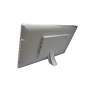 24 high-Definition Advertising Machine Electronic Photo Frame Digital Photo Album Supports 1080P/HDMI Input/IPS Screen/Button Remote Control Dual Operation (Color : White)
