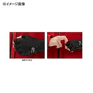DAIWA DG-2323 Faux Leather Gloves, 5-Piece Cut, Navy, L