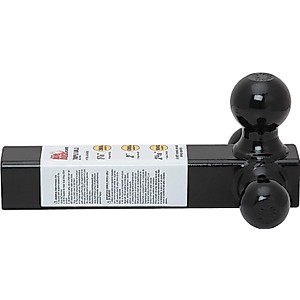 BIG RED ATRLY2005R Torin Trailer Hitch with Triple Ball Mount, Sizes 1-7/8", 2" and 2-5/16"