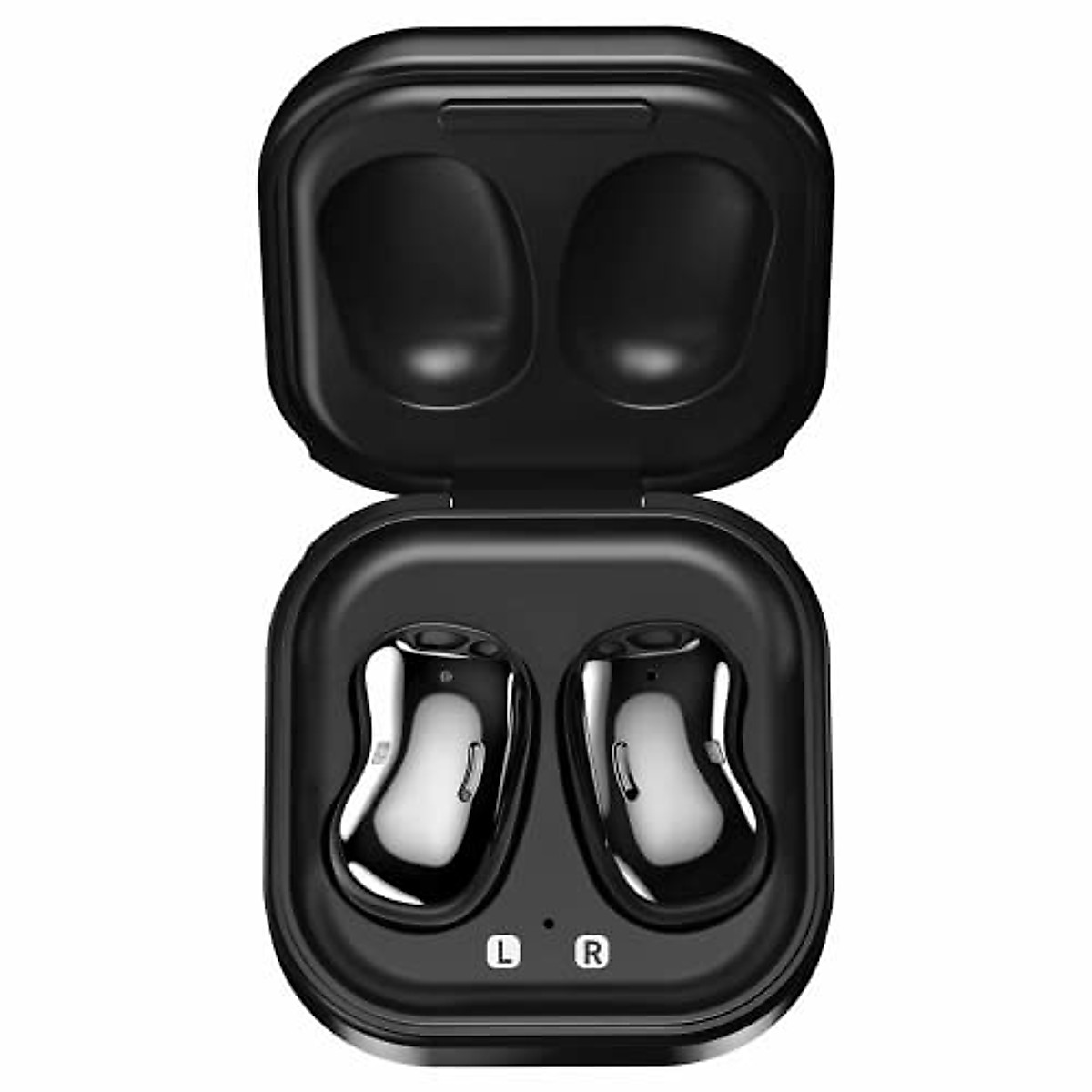UrbanX Street Buds Live True Wireless Earbud Headphones for Samsung Galaxy S21 Ultra 5G - Wireless Earbuds w/Active Noise Cancelling - Black (US Version with Warranty)