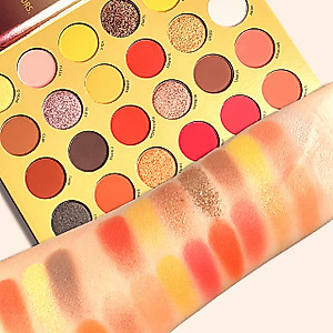 MYUANGO Highly Pigmented 72 Colors Eyeshadow Makeup Palette, Matte Shimmer Glitter Metallic Eye Shadow Pallet Long Lasting Blendable Make Up Eye Shadows For Halloween Makeup