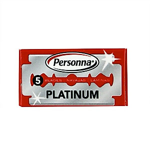 Personna, Stainless Steel Double Edge Razor Blades, 5 Count