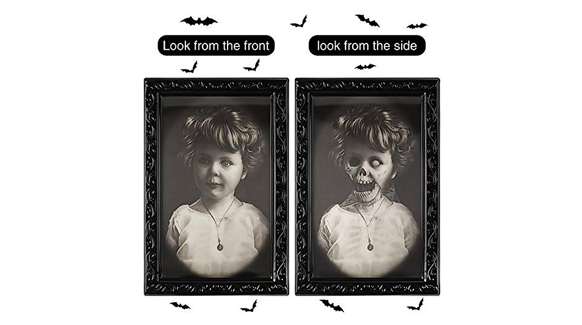 Halloween Horror Portraits 6 Pack - Spooky Photo Frames for Festive Decor