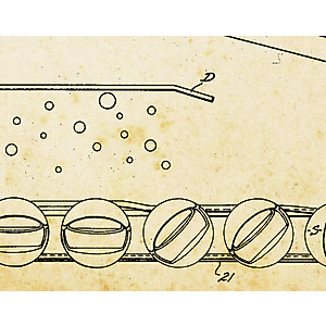Vintage Omnimover (Haunted Mansion & Spaceship Earth) Patent Art POSTER! (up to 24" x 36") - Disneyland - Disney - Epcot - Theme Parks