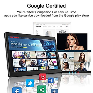 Winsing Android Tablet 10 Inch with 32GB Storage, 1280x800 IPS Touchscreen, Long Battery Life, Support Microsoft Office Software, Wi-Fi, Bluetooth 4.2, Black