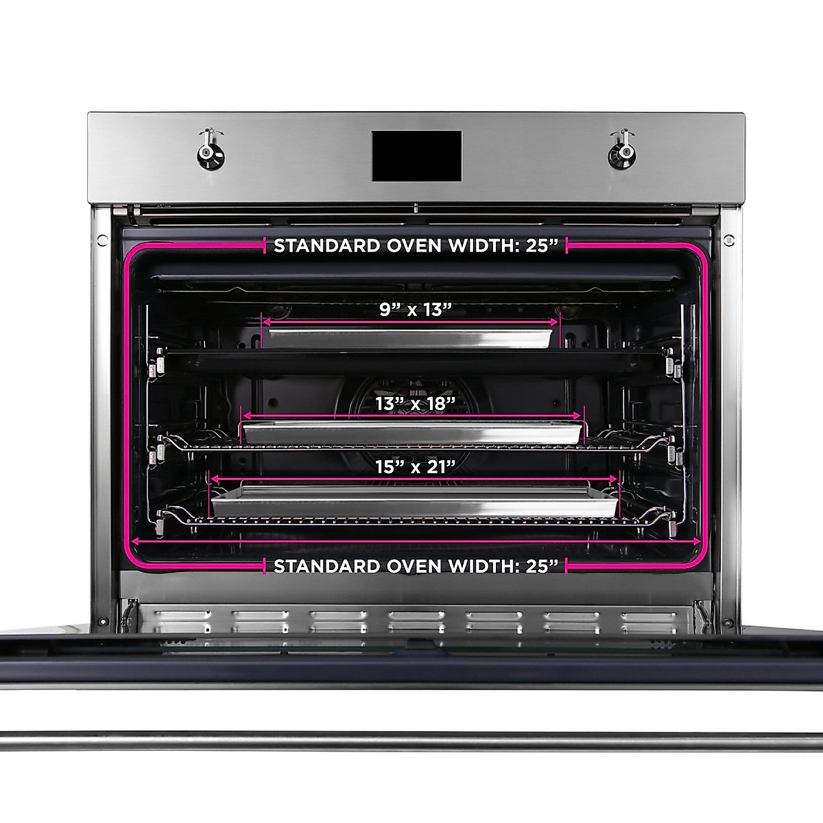 GRIDMANN 13" x 18" Commercial Grade Aluminum Cookie Sheet Baking Tray Jelly Roll Pan Half Sheet - 12 Pans