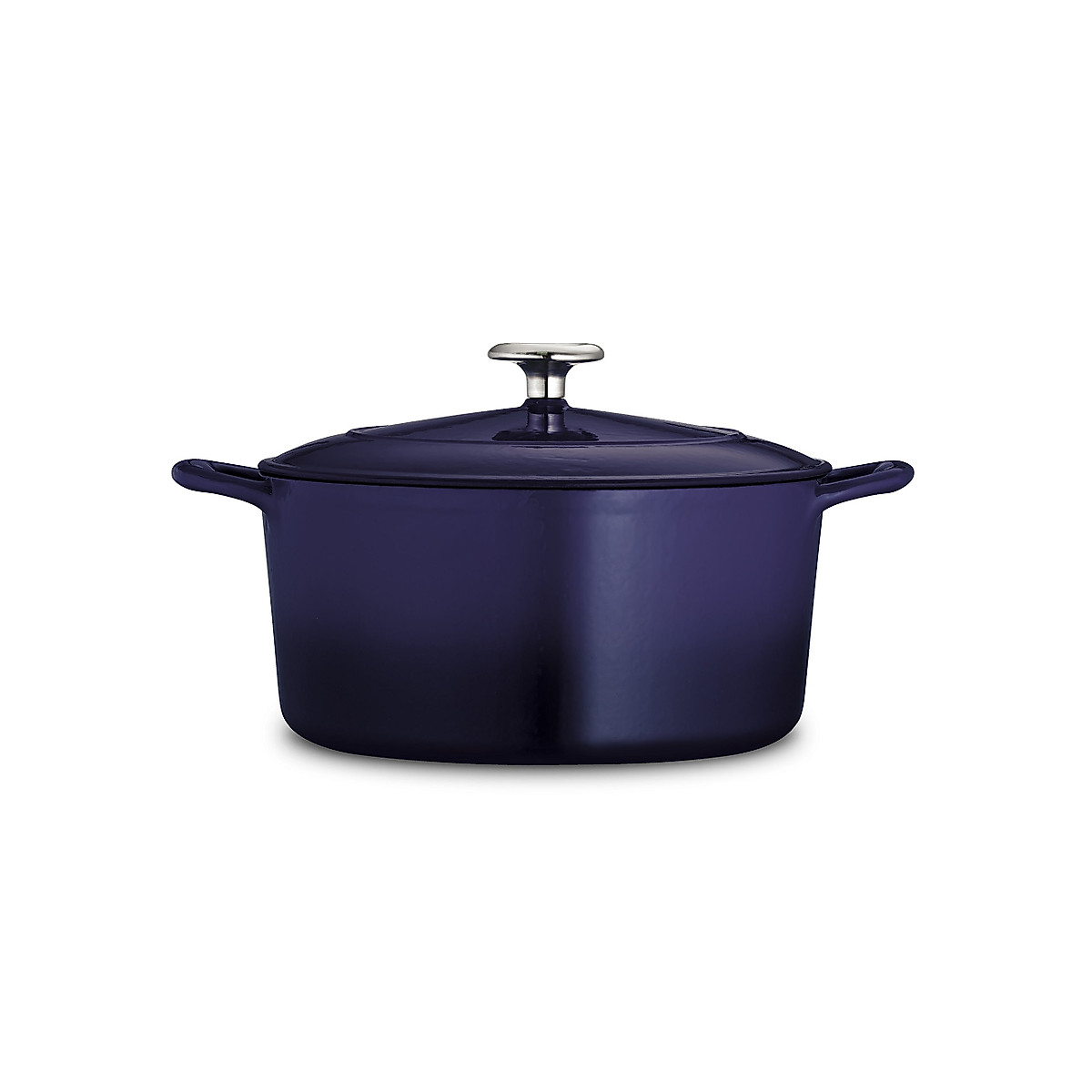 Tramontina Enameled Cast Iron Covered Dutch Oven Gradated Cobalt 5.5-Quart, 80131/075DS