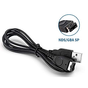 Fit for GBA SP Charger Cable, for Gameboy Advance SP Charging Cord NDS Charger Cord for Nintendo DS Console(NDS)/Game Boy Advance SP Power Cable