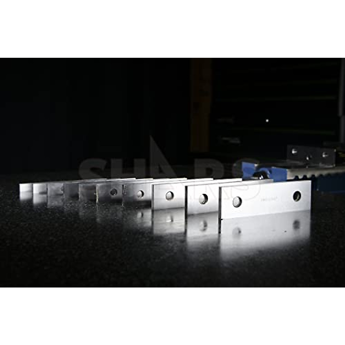 Shars 1/8" Precision Machinist Steel Parallels Set, 10 Pairs 303-7201 S[