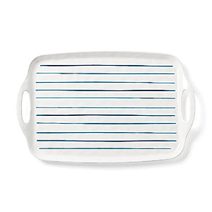 Lenox Blue Bay Melamine Handled Platter, 1.50 LB, 0