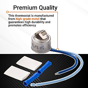 Ultra Durable 5303918202 Refrigerator Defrost Thermostat Replacement Part by Blue Stars - Exact Fit for Frigidaire & Kenmore Refrigerators - Replaces 241619705 AP2150133 833603 PS469510