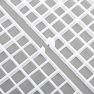 Alfie Pet - Alwina 4-Piece Set Fish Tank Anti-Jumping Net Cover - Color: Clear