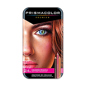Prismacolor Premier Colored Pencils, Portrait Set, Soft Core, 24 Pack
