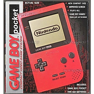 Game Boy Pocket - Red (Renewed)