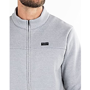 TravisMathew Men's Koozie 2.0 Jacket, Light Grey, Small