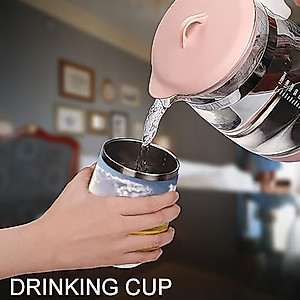 WYUSPGK 304 Stainless Steel Insulated Cup, Landscape Print Smooth Rim, Durable & Reusable - Perfect for Office, Home, And Travel