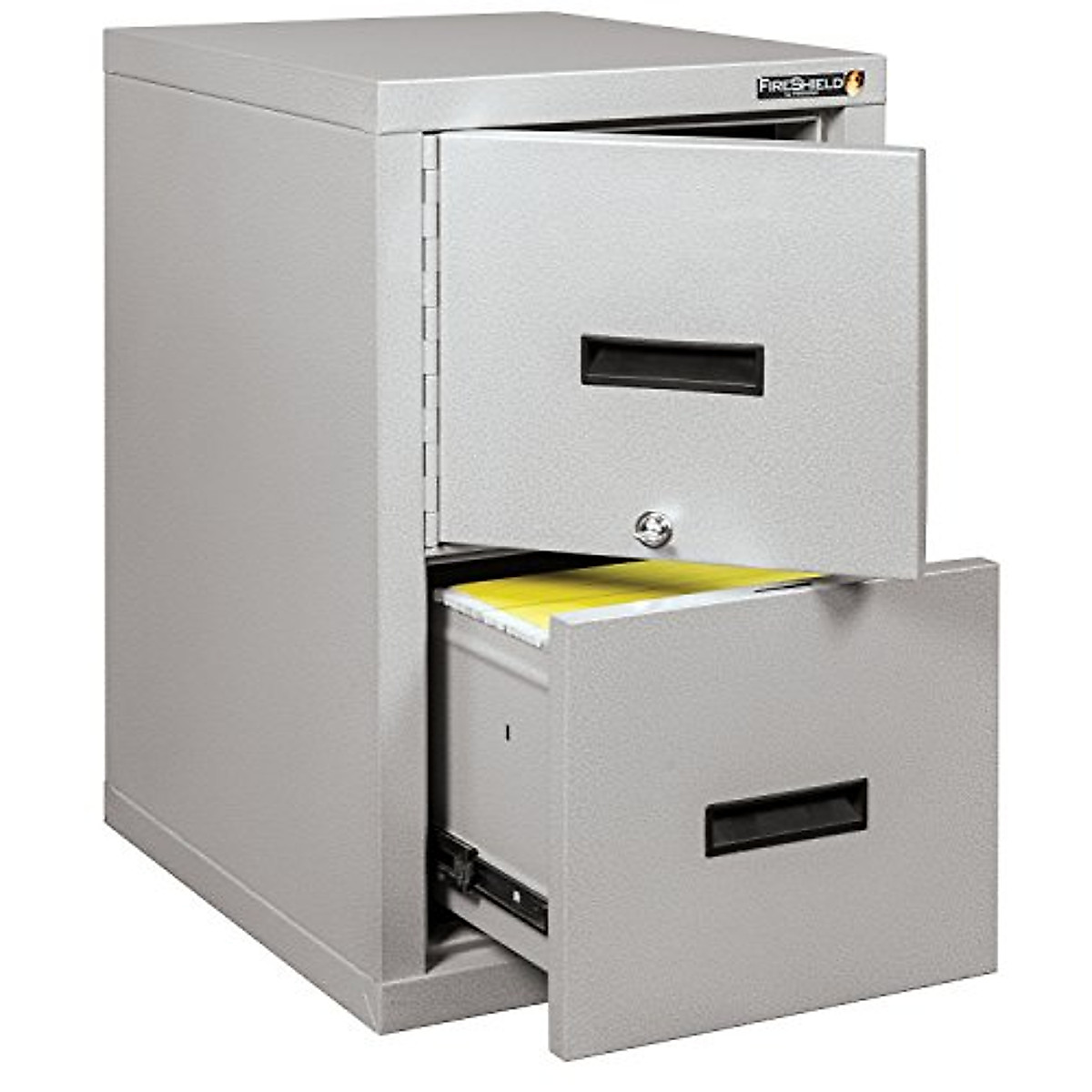 Fire Resistant File Cabinet - Light weight, fire rated, One file drawer & safe