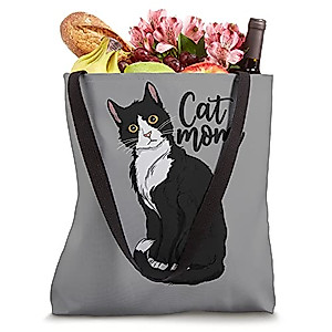Tuxedo Cat Mom Gift Cat Mom Tuxedo Cat Mom Tote Bag