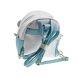 ALORVE Anime Cute Cartoon Bag Cosplay Shoulder Bag Backpack Handbag PU Schoolbags for Kids Girls Fans(Blue)