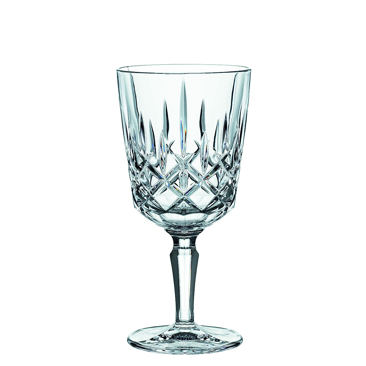 Nachtmann Noblesse Collection 7.4” Cocktail and Wine Glasses, Made of Fine Crystal Glass, White or Red Wine Glasses, 12.5-Ounces, Dishwasher Safe, Set of 4