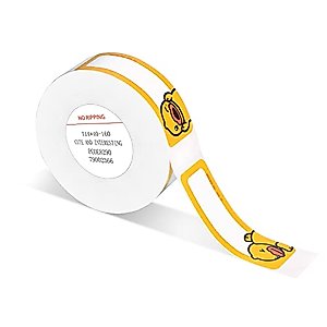 Label Maker Tape, Adapted Label Printer Paper, Standard Self-Adhesive Labeling Tape Address Labels Replacement, Office Custom Stickers for D11/D110 Label Maker, 14x40mm (0.55" x1.57")