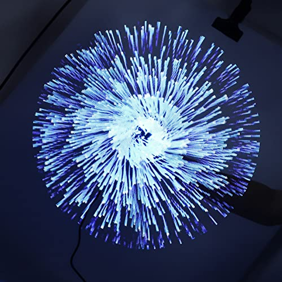3D Hologram Fan Projector, WiFi Hologram Advertising Display Fan with 224 LED Beads, 3D Naked Eye Holographic Video Advertising Projector for Shop,Mall,Bar,Events,Party,Exhibition(#1)