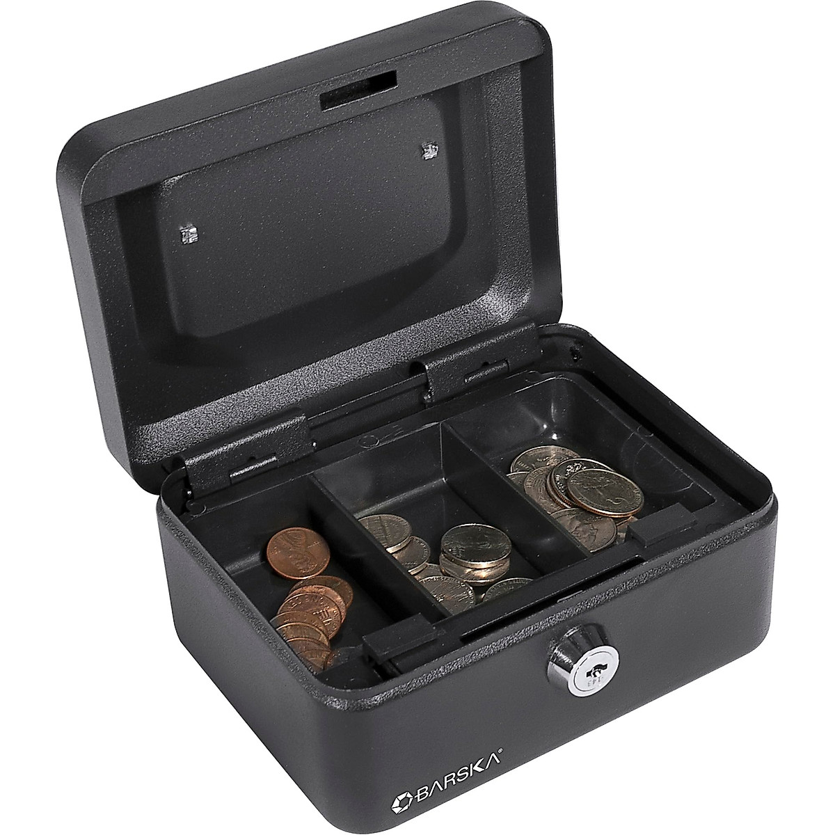 BARSKA EXTRA SMALL CASH BOX w/KEY LOCK