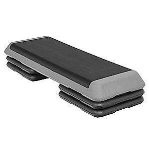 ZENY 43'' Exercise Aerobic Step Platform Adjustable Fitness Stepper with 4 Detachable Risers Fitness Workout Stepper for Home Gym Cardio Strength & Training