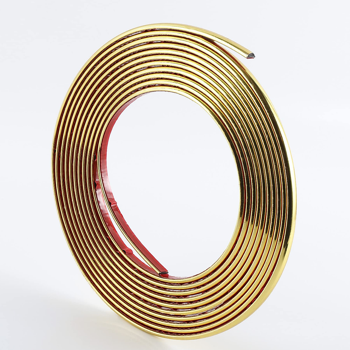 Gaahing 16.4FT Peel and Stick Molding & Wall Trim, Flexible Self-Adhesive Decorative Strip for Tile, Mirror, Ceiling, Floor, Panel, Cabinet