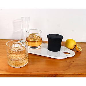 Webake Silicone Individual Ice Mold, 3D Polar Bear Ice Mold Igloo Icehouse Fun Ice Cube Molds with Lid, 4 Pack Round Ice Ball Molds for Whiskey, Cocktails and Juice Beverages