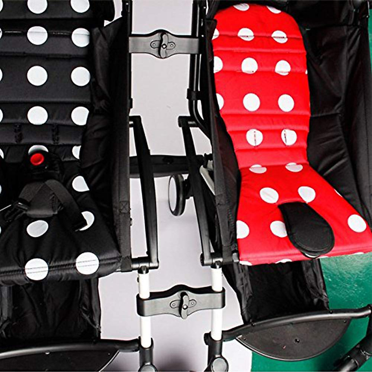 GEZICHTA 3pcs Twin Stroller Connector Adjustable Pushchair Connectors Accessories, Turns Two Single Strollers Into A Double Stroller for Baby Stroller