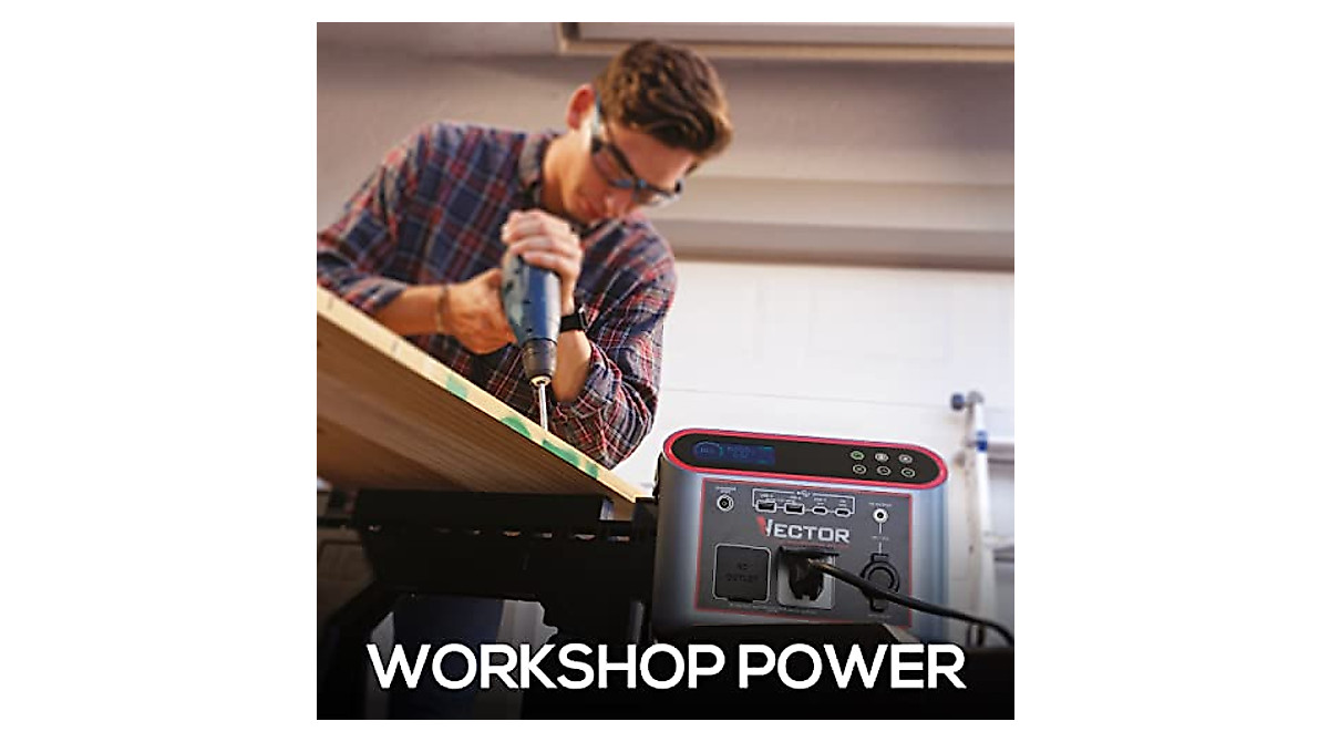 VECTOR VECLIPS6 733W Power Station - Charge 9 Devices