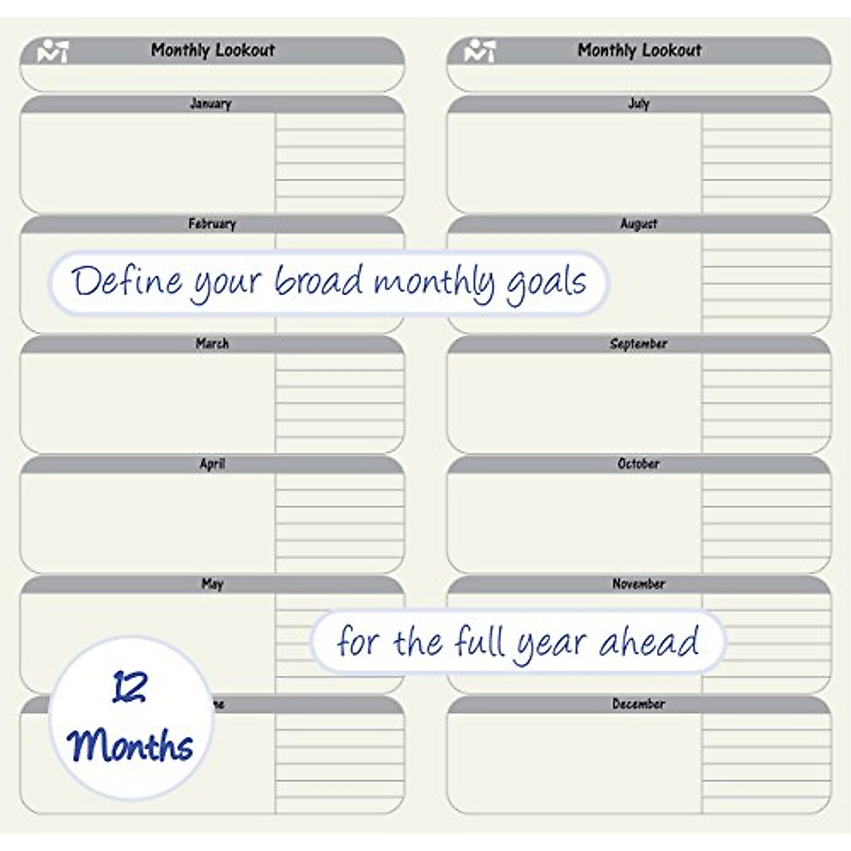 Travelers Notebook Inserts - 2 Pack, 26 Weeks Per Book, Free Diary Weekly Planner Refills with 6 Monthly Summary, to Do List Calendar for Standard Regular TN Journal Size 8.5" x 4.75" (21 x 11 cm)