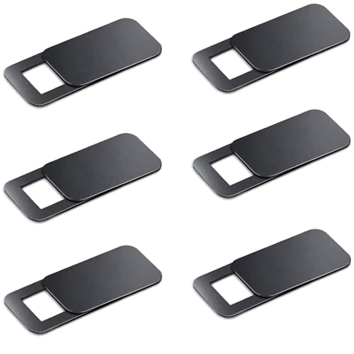 deal4you - Webcam Cover Slide, Ultra Thin Camera Blocker for Laptop, Pc, Computer, Phone, Tablet, Protect Your Privacy (Pack 6)