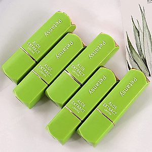 Petansy 3 Packs Aloe Vera Lipstick, Lips Moisturizer Long Lasting Nutritious Lip Balm Magic Temperature Color Change Lip Gloss-Set(A)