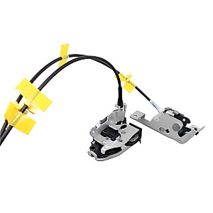 XtremeAmazing Left Rear Side Door Latch and Cable Compatible with Ford 6L3Z-18264A01-B