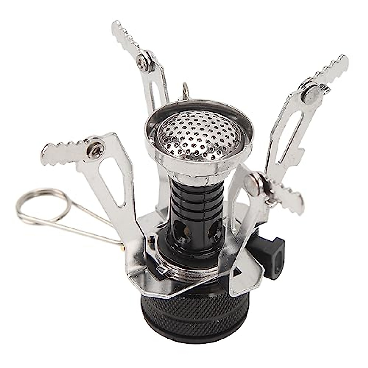 Mini Pocket Stove, Efficient and Stable Portable Picnic Camping Burner for Picnic (Brass Connector)