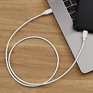 Amazon Basics USB-C to USB-C 2.0 Fast Charger Cable, 480Mbps Speed, USB-IF Certified, for Apple iPhone 15, iPad, Samsung Galaxy, Tablets, Laptops, 3 Foot, White