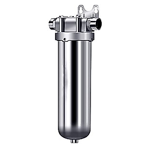 CJGS Prefilter Filtration,40 Micron Pre-Filtratio,Whole House Water Purifier- Well Water Sediment Filter Can Improve The Water Supply System of The Entire Family - 8000L Large-Flow